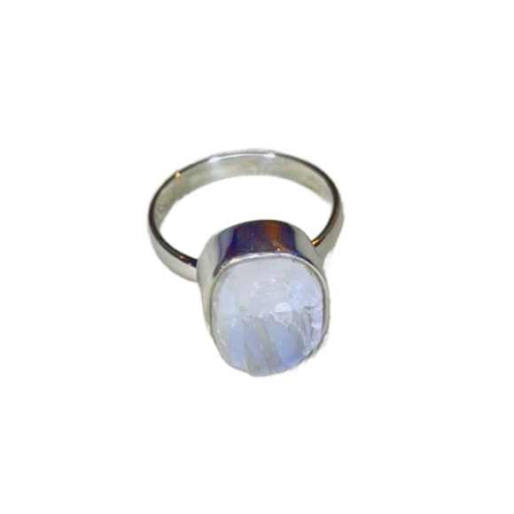 Moon Magic | Jewelry | Moon Magic Natural Raw Rainbow Moonstone 925 ...